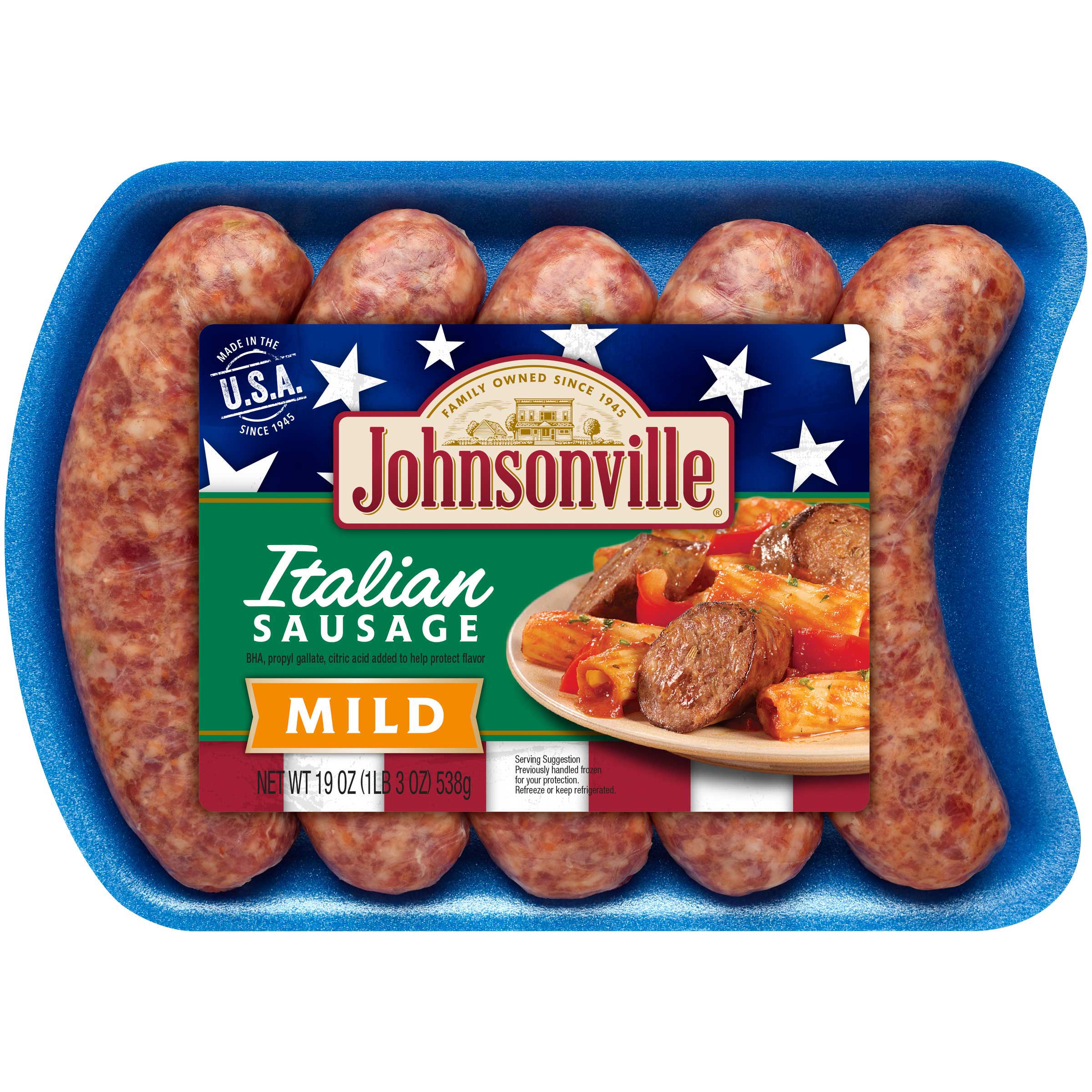 Johnsonville Fresh Italian Mild Sausage Links Case | FoodServiceDirect