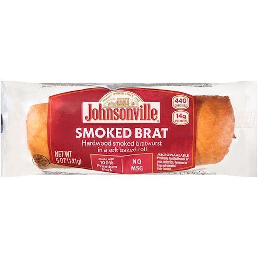 Johnsonville Smoked Brat Soft Baked Sausage Roll, 5 Ounce -- 10 per case