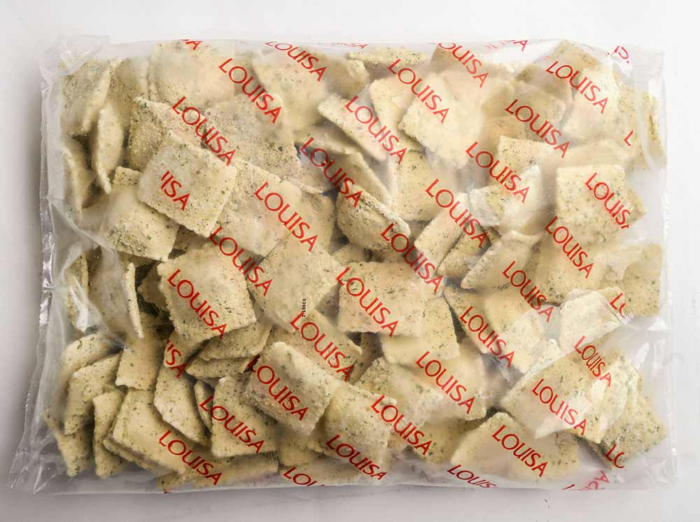 Louisa Breaded Beef Ravioli, 5 Pound -- 2 per case