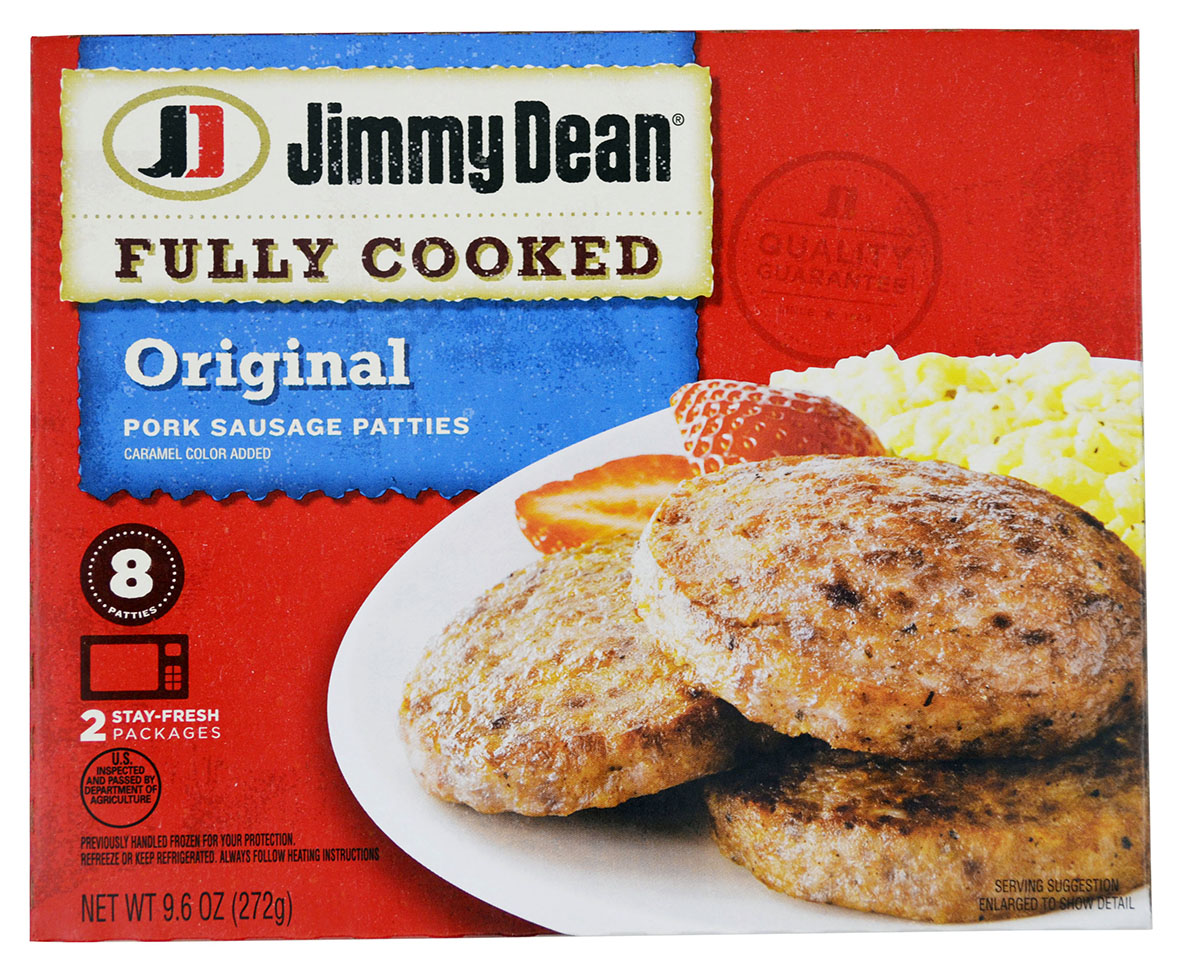 Jimmy Dean Fully Cooked Sausage Patty - Regular, 9.6 Ounce -- 8 per ...