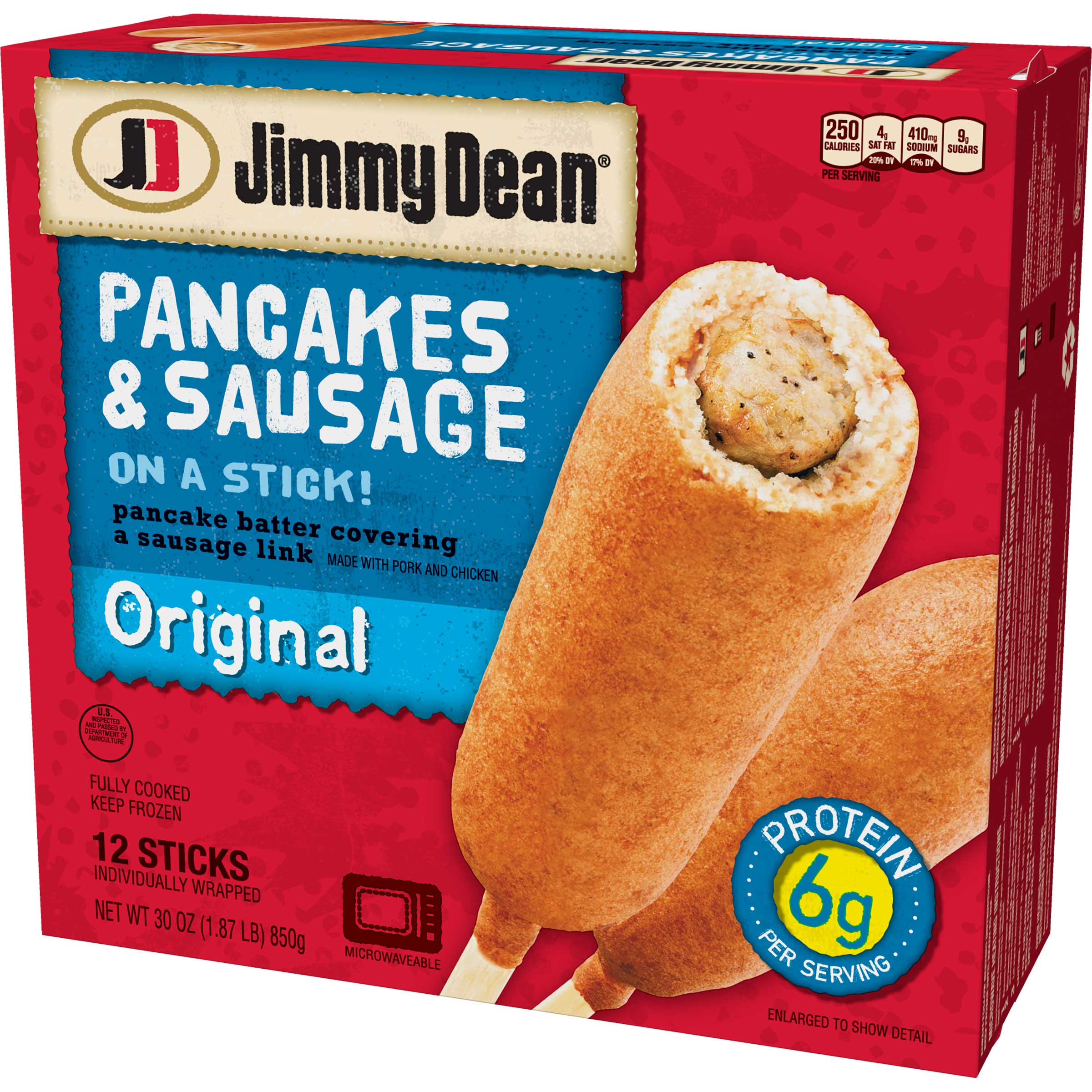 Jimmy Dean Original Pancake Sausage On a Stick Case | FoodServiceDirect