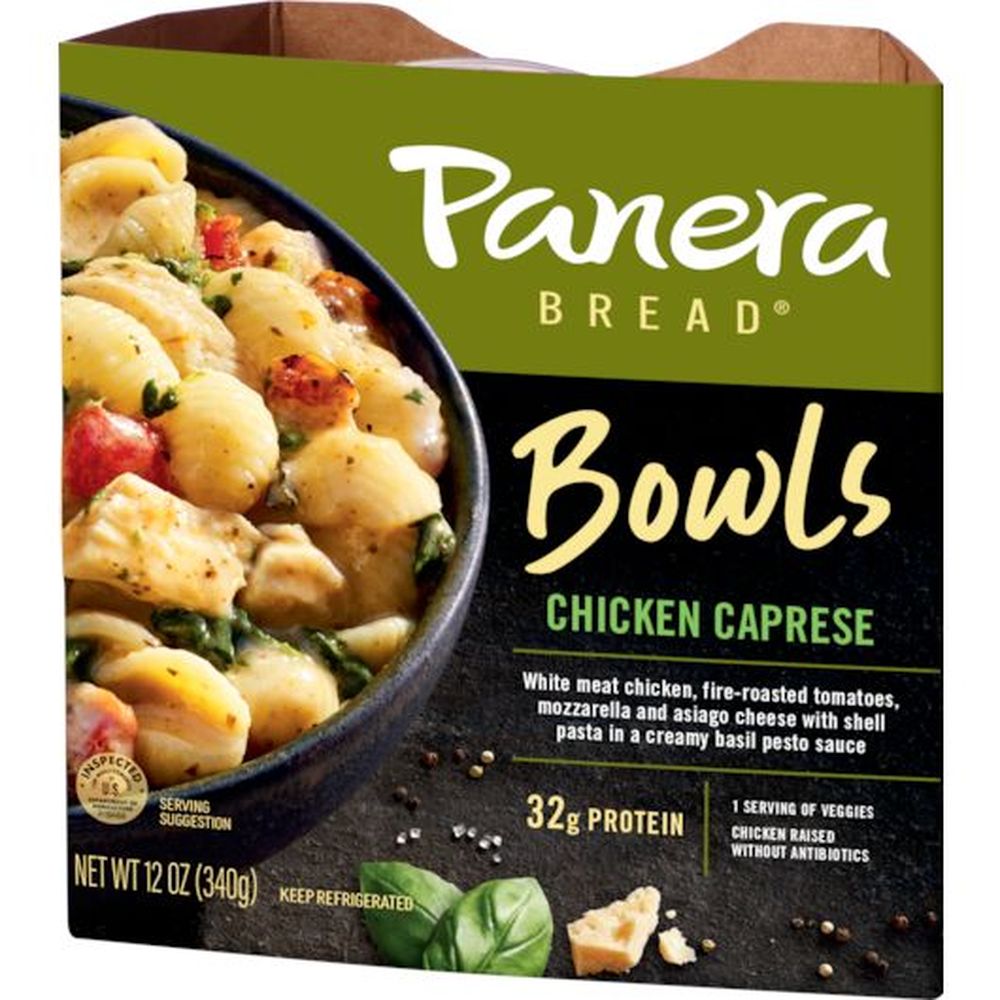 Panera Bread Chicken Caprese Shell Pasta Bowl, 12 Ounce -- 6 per case