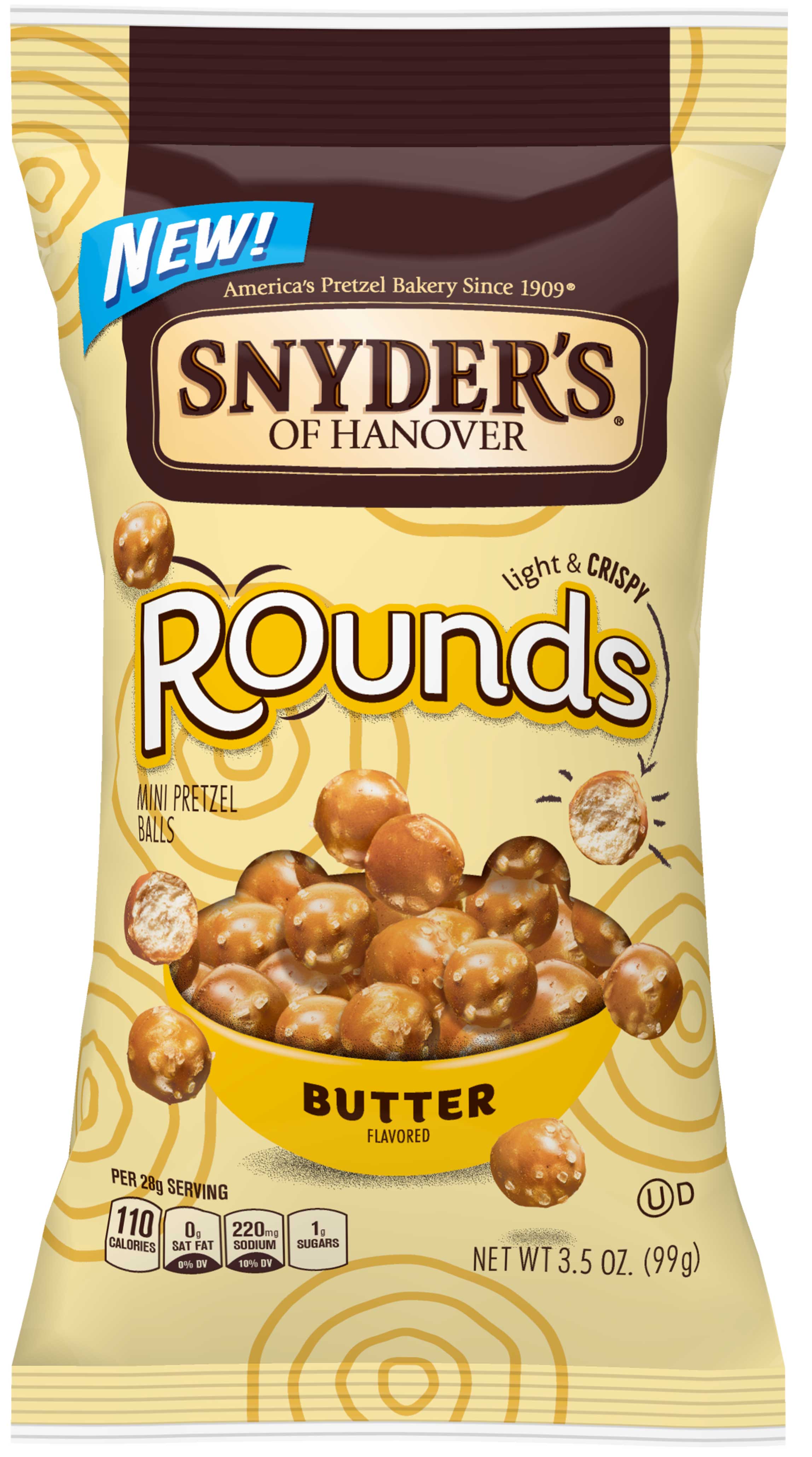 Snyders Of Hanover Rounds Butter Pretzel Balls Case | FoodServiceDirect