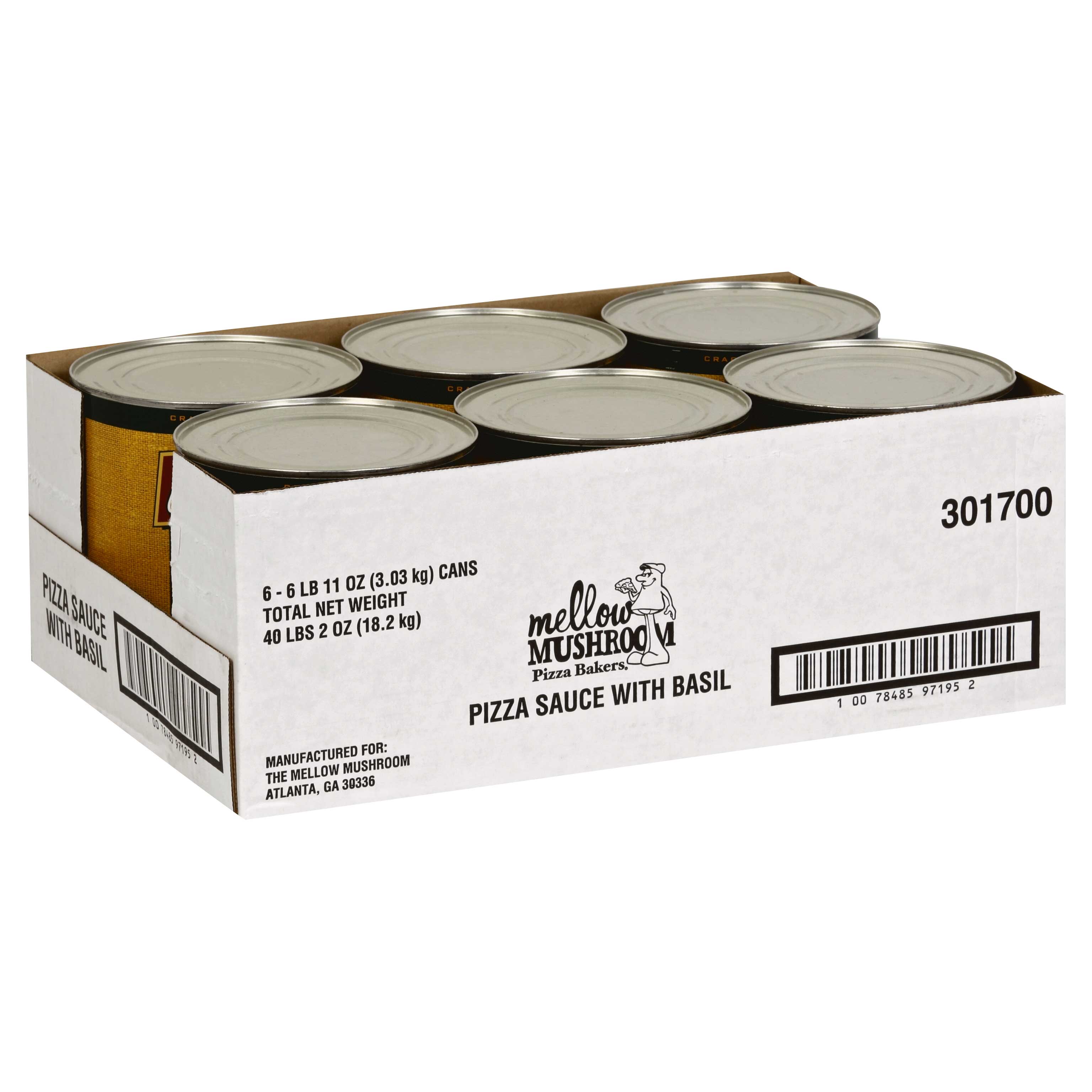 Bonta Tomato and Basil Pizza Sauce, 107 Ounce -- 6 per case ...