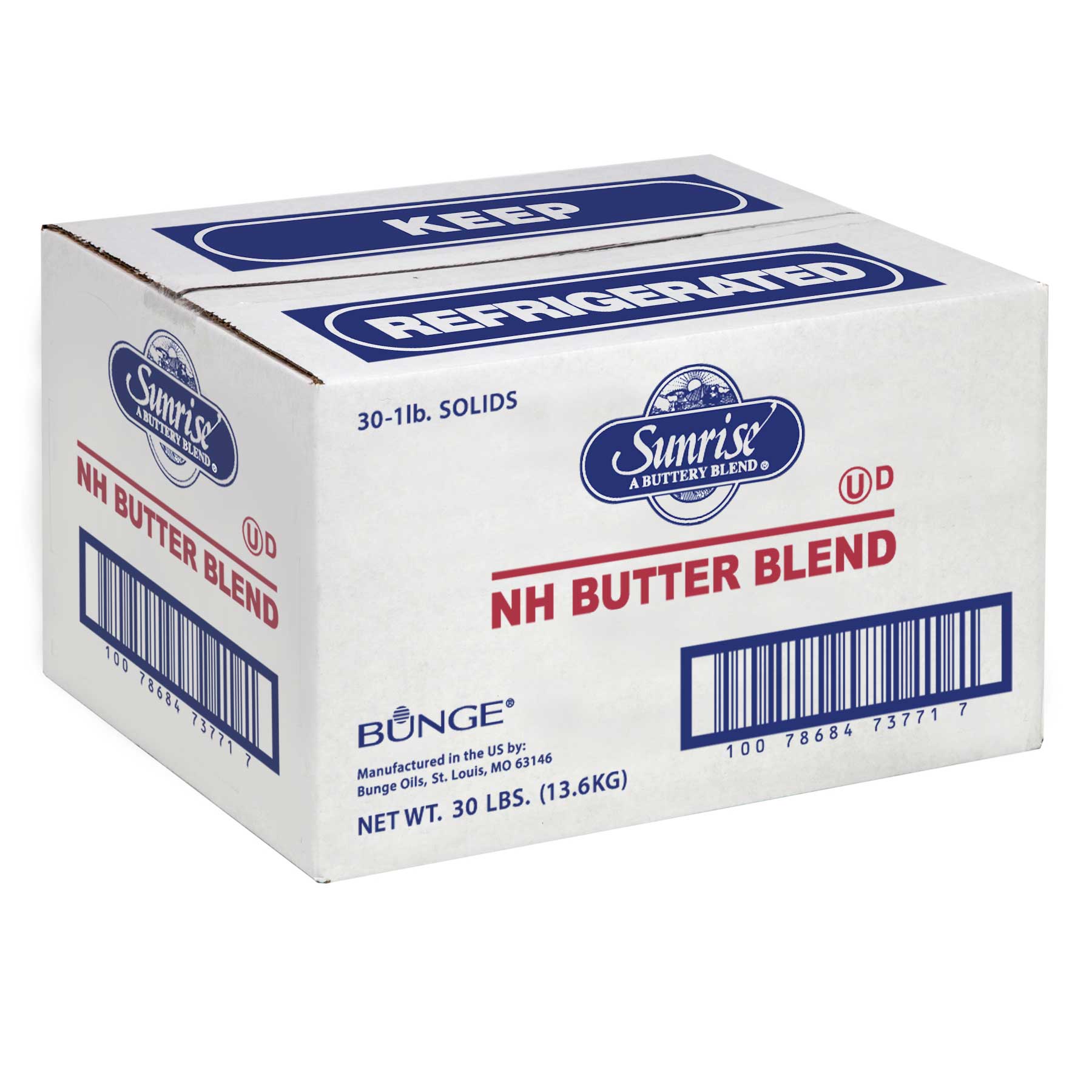 Sunrise Non-Hydrogenated Butter Blend Case | FoodServiceDirect