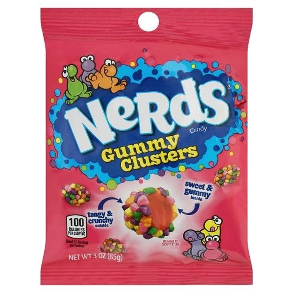 Nerds Gummy Cluster Candy, 3 Ounce -- 12 per case