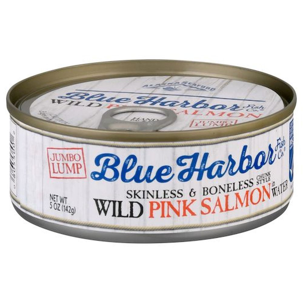 Blue Harbor Sea Salt Wild Pink Salmon in Water, 5 Ounce -- 12 per case