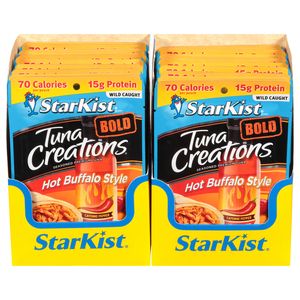 Starkist Tuna Creations Hot Buffalo Style Chunk Light Tuna, 2.6 Ounce ...