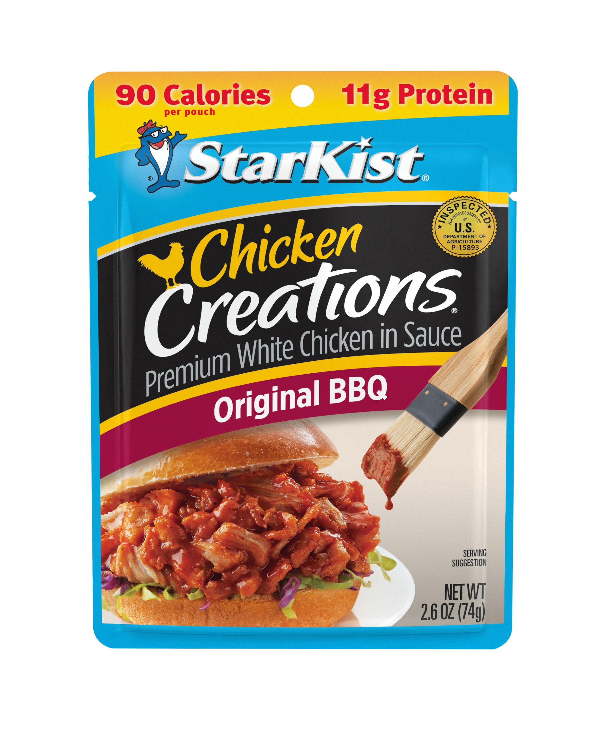 Starkist Chicken Creations White Chicken in BBQ Sauce, 2.6 Ounce -- 12 ...