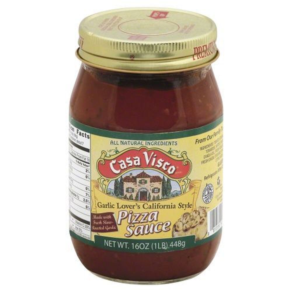 Casa Visco California Style Garlic Pizza Sauce, 16 Ounce -- 6 per case