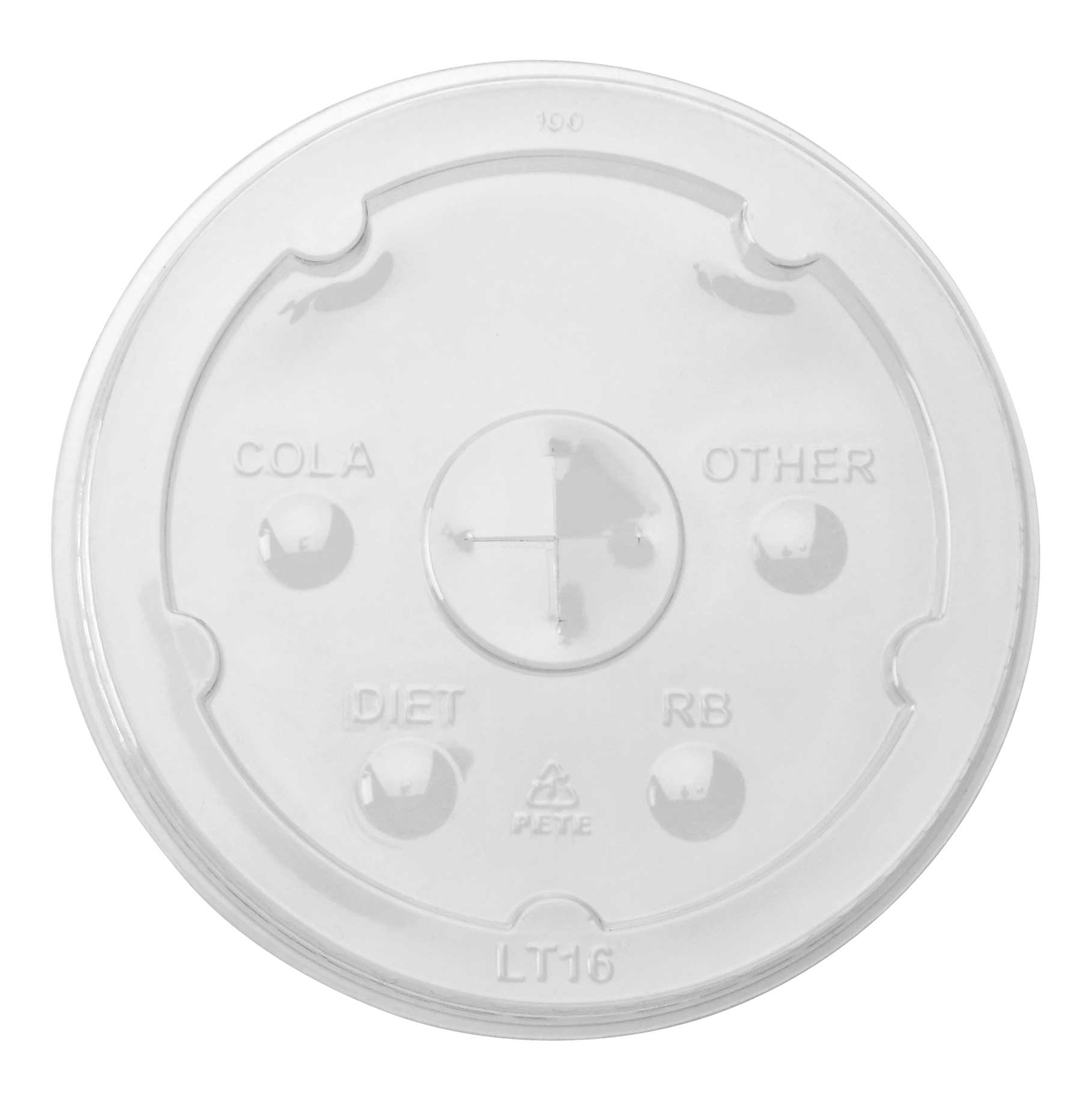WNA Thermo Pet Disposable Flat Lid Only -- 352 per case.