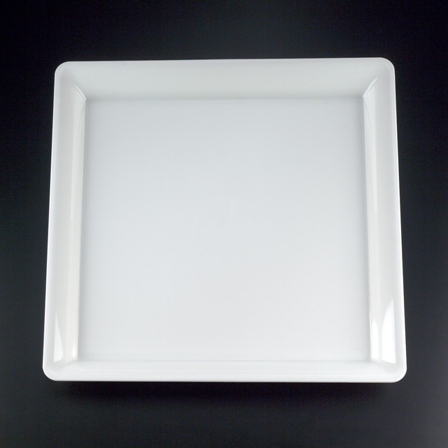 EMI Yoshi Conserve Polypropylene White Square Tray, 18 x 18 inch -- 20 ...