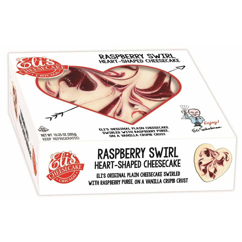 Eli's Cheesecake Raspberry Swirl 5 Heart Shaped Cheesecake, 10.25 Ounce ...