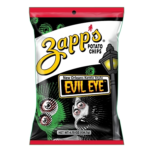 Zapps New Orleans Evil Eye Kettle Potato Chips, 4.75 Ounce -- 12 per case
