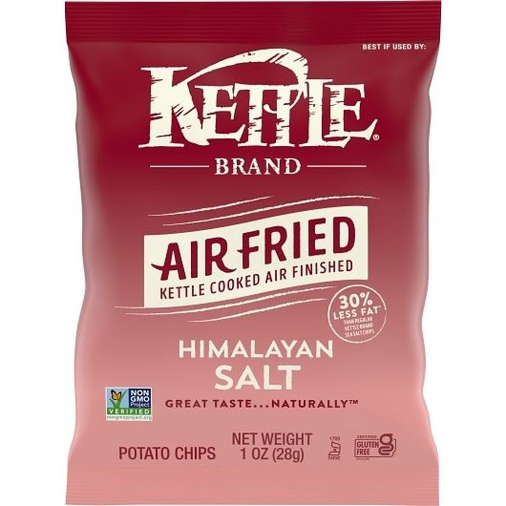 Kettle Foods Air Fried Himalayan Salt Kettle Cooked Potato Chips, 1 ...