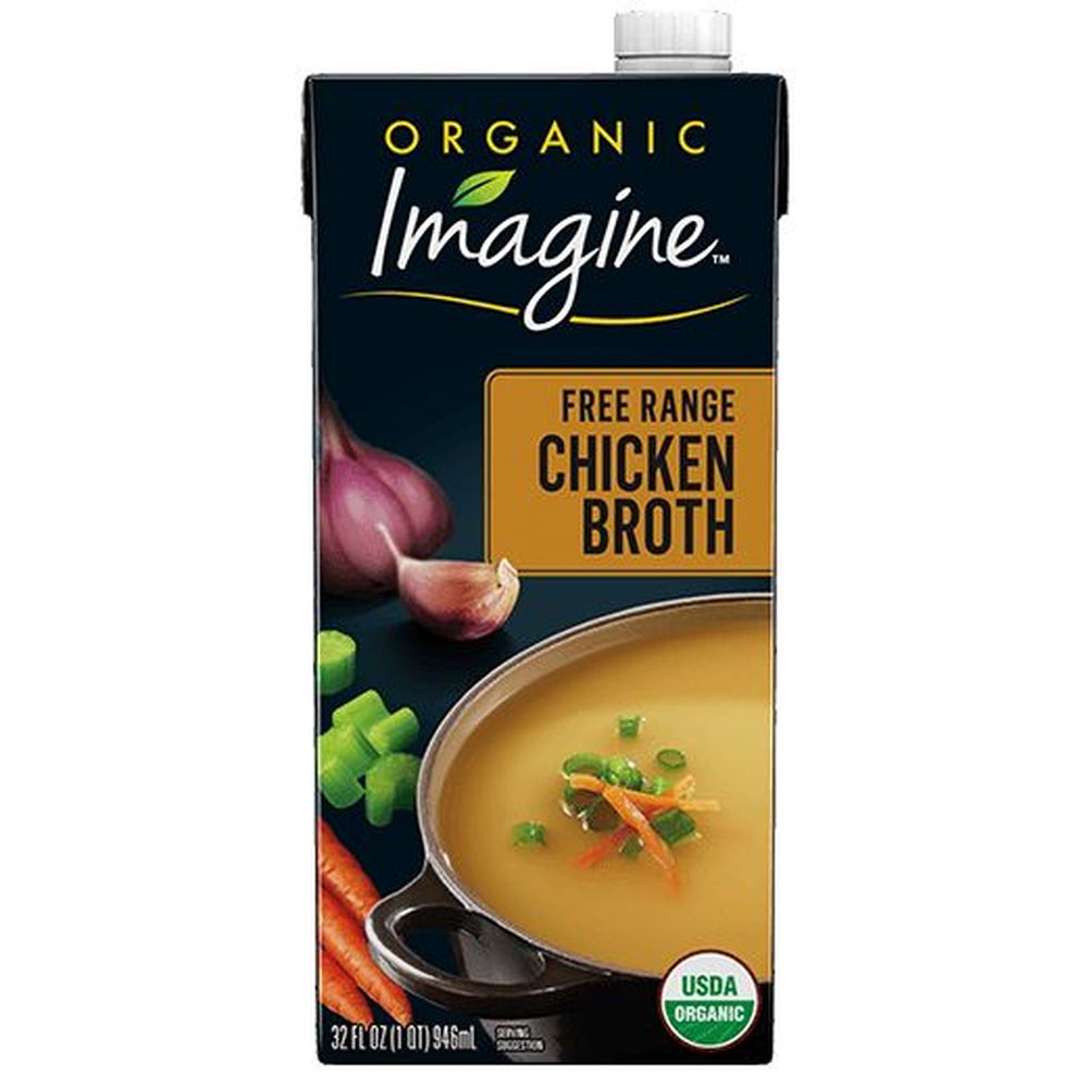 Imagine Organic Free Range Chicken Broth Soup Case | FoodServiceDirect