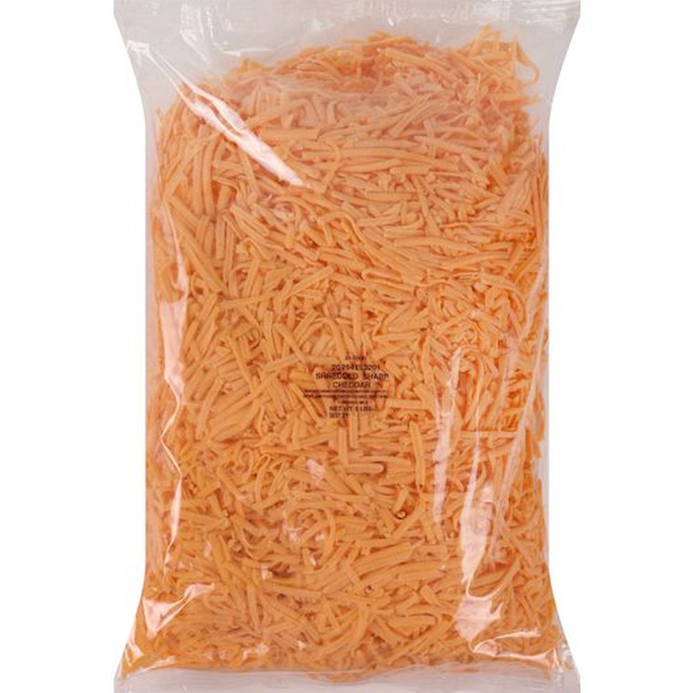 Maggiore Feather Shredded Sharp Cheddar Cheese, 5 Pound -- 4 per case