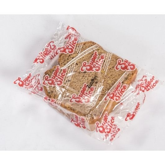 Super Bakery Individually Wrapped Zucchini Bread Slice | FoodServiceDirect