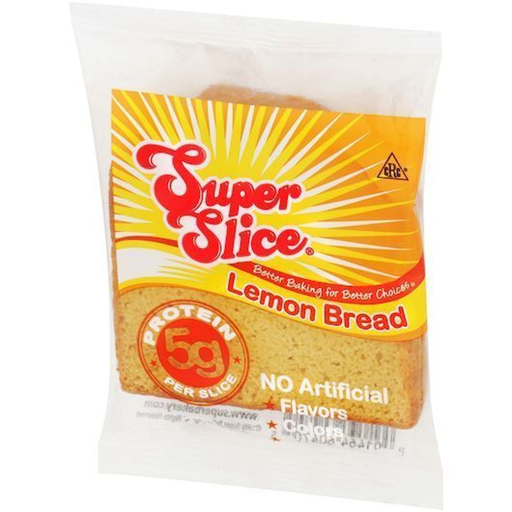 Super Bakery Individually Wrapped Whole Grain Rich Lemon Flavored Bread ...
