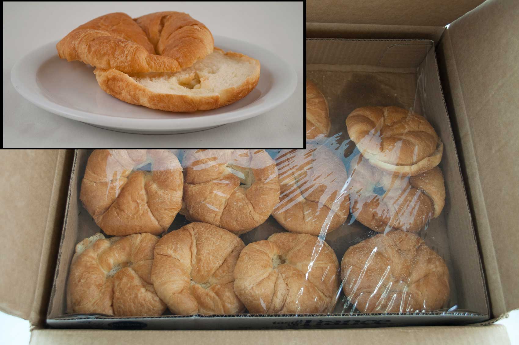 General Mills Pillsbury Butter Pinched Sliced Croissant, 3 Ounce -- 48 ...