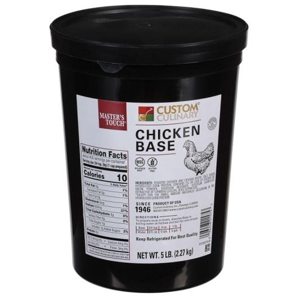 Masters Touch Chicken Base Paste, 5 Pound -- 4 per case ...