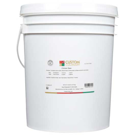 Custom Culinary Chicken Base, 50 Pound | FoodServiceDirect.com - Widest ...