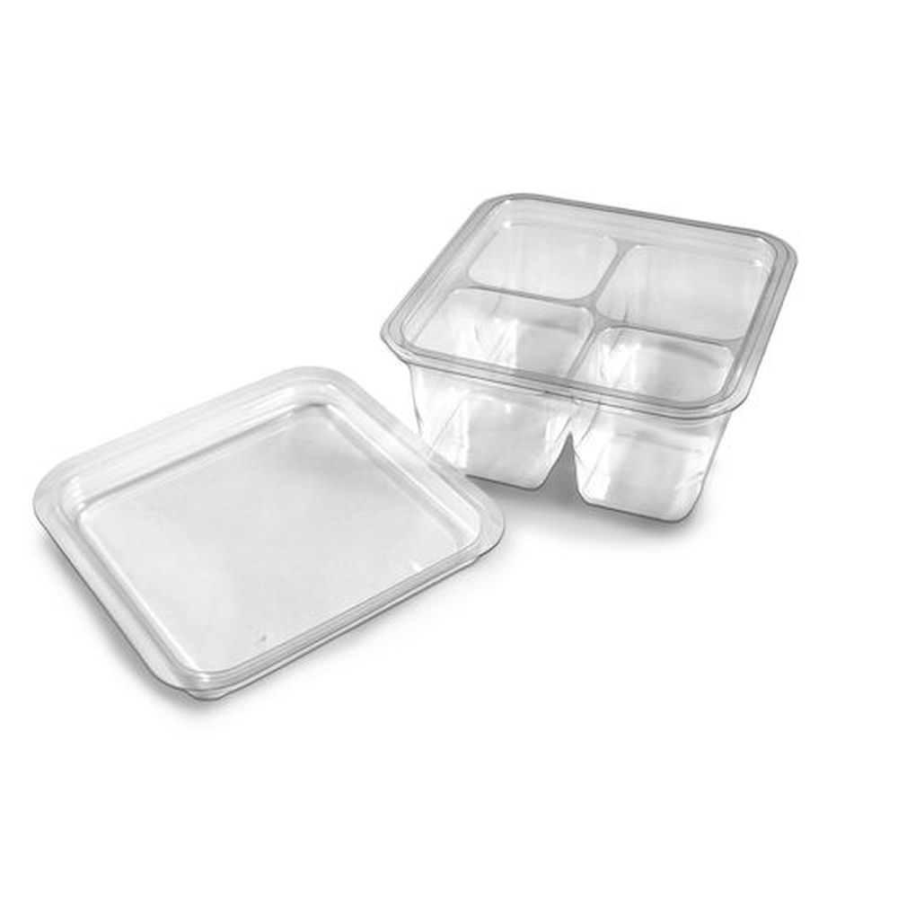 D&W Fine Pack Plastic Container, 240 count