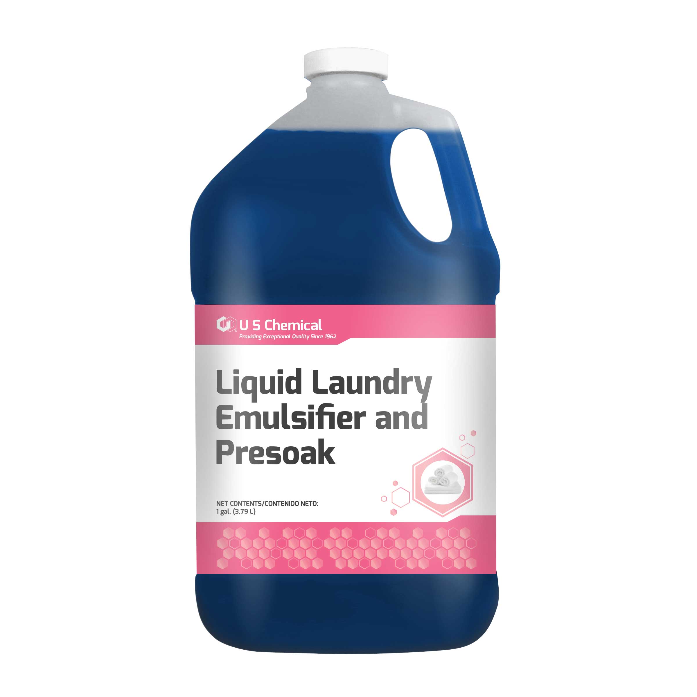 US Chemical Emulsifier and Pre Soak Laundry Detergent Liquid, 1 Gallon ...