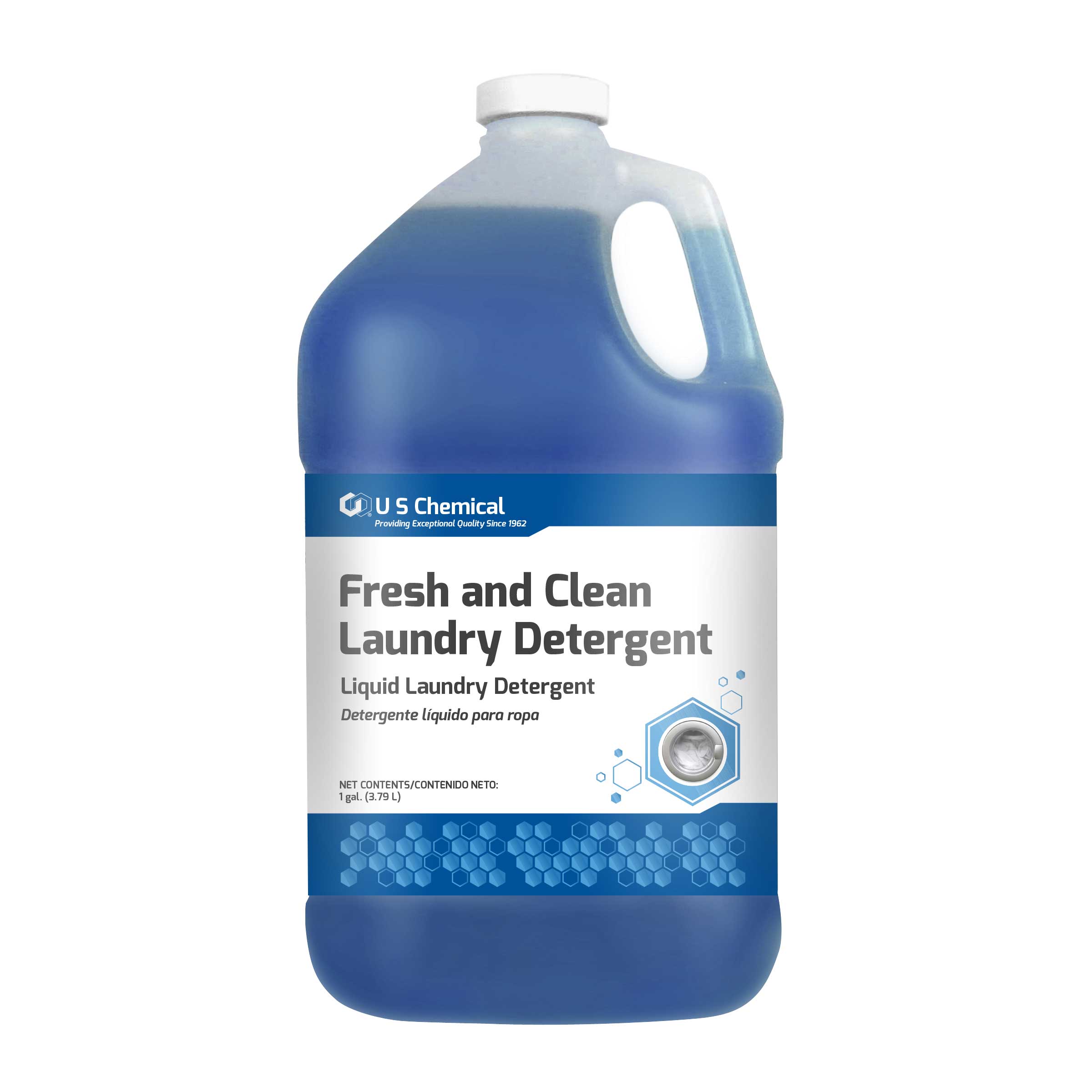 U S Chemical Fresh and Clean Laundry Detergent Liquid, 1 Gallon -- 4 ...