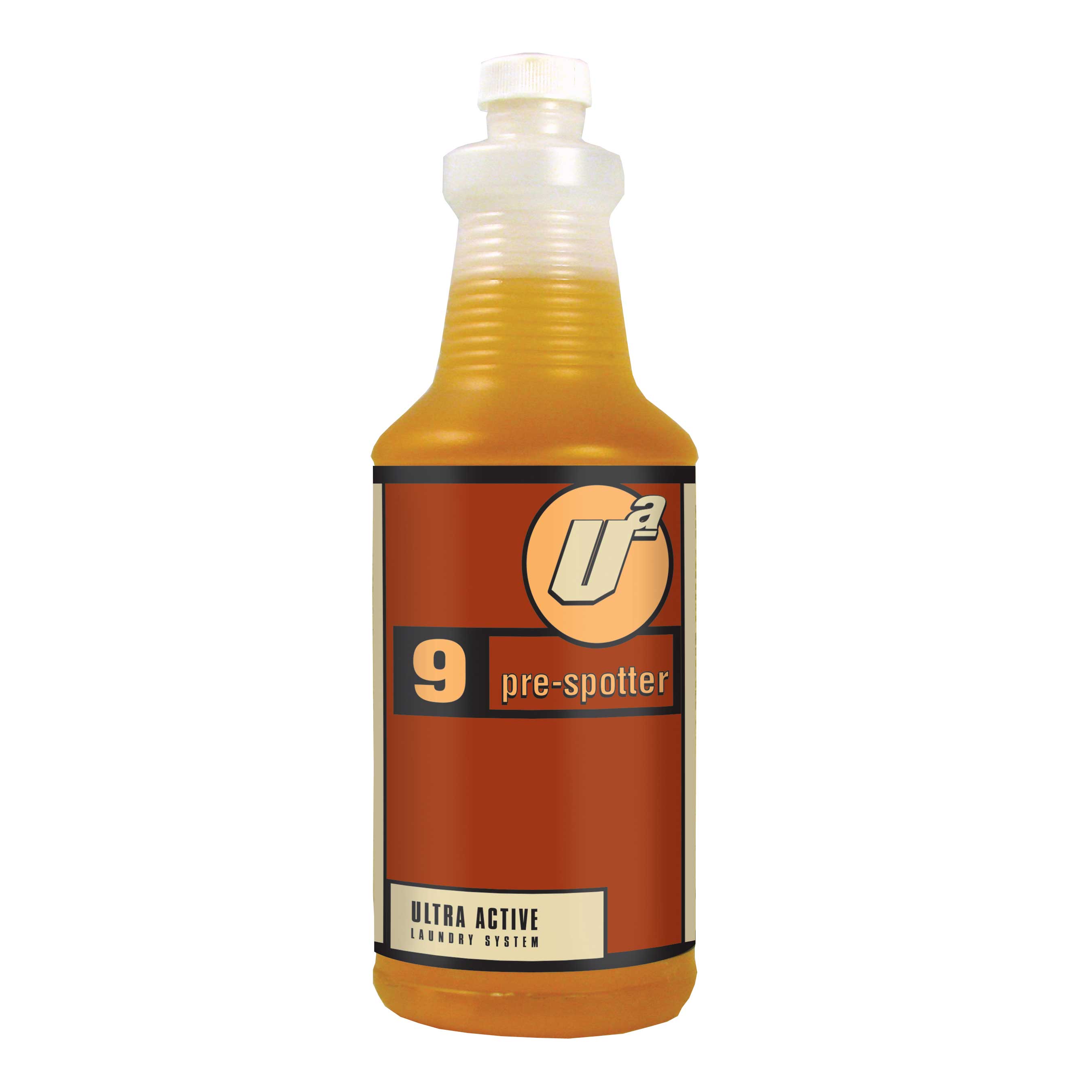 Ultra Active Premium-Spotter Laundry Detergent Liquid, 1 Quart -- 6 per ...
