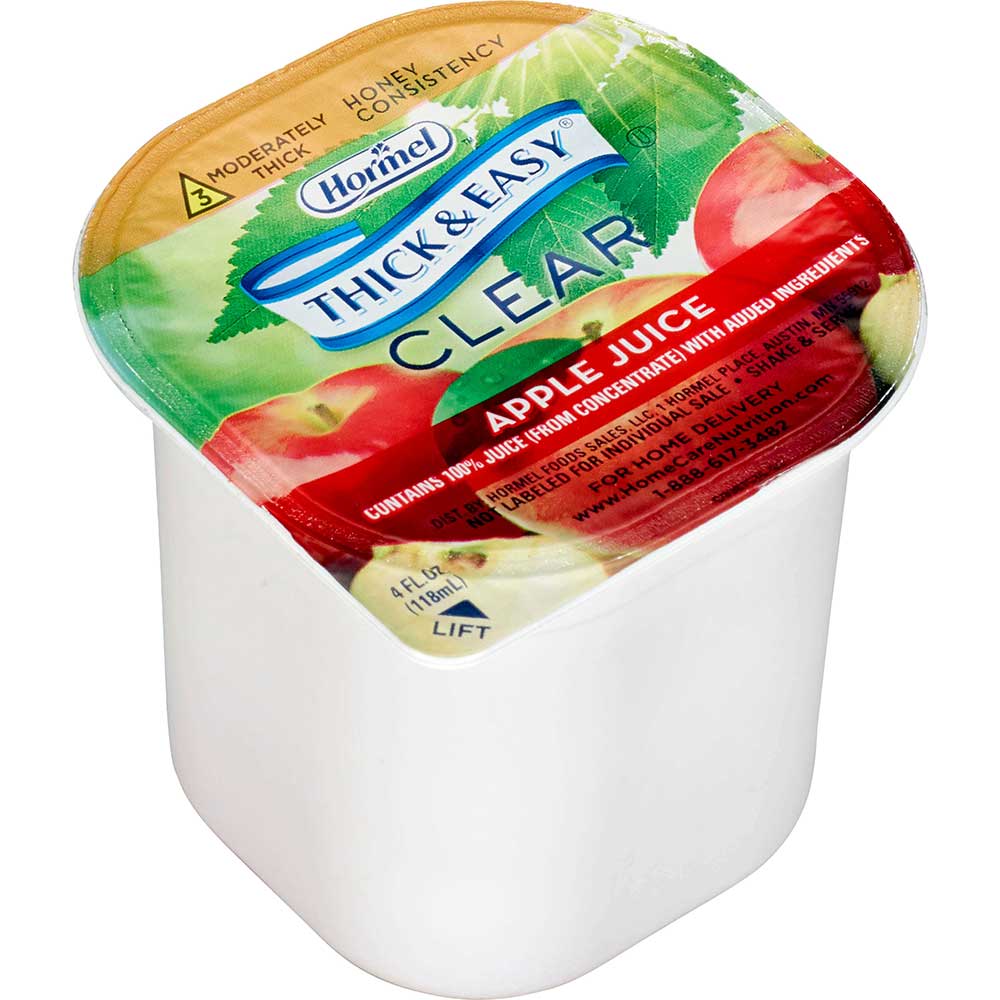 Drink Thick & Easy Apple Honey Consistency Portion Control Cups Case ...