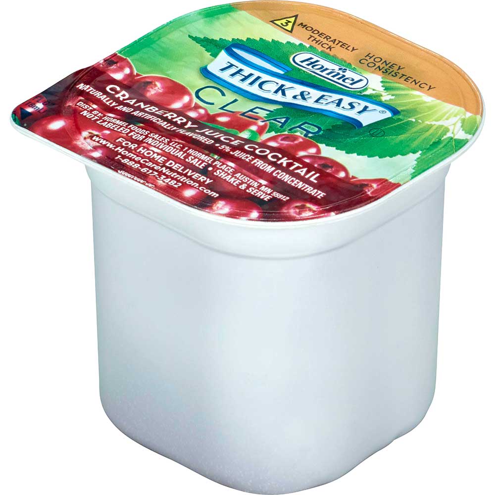 Drink Thick & Easy Cranberry Honey Consistency Portion Control Cups ...