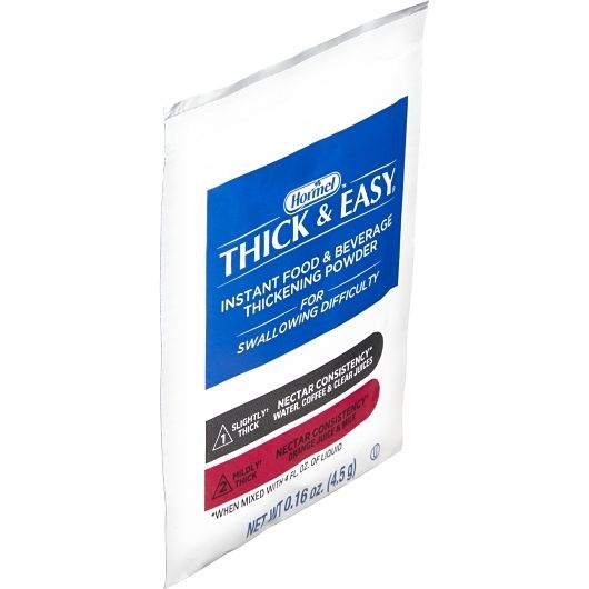 Thick and Easy Instant Food and Beverage Thickener Powder, 100 count