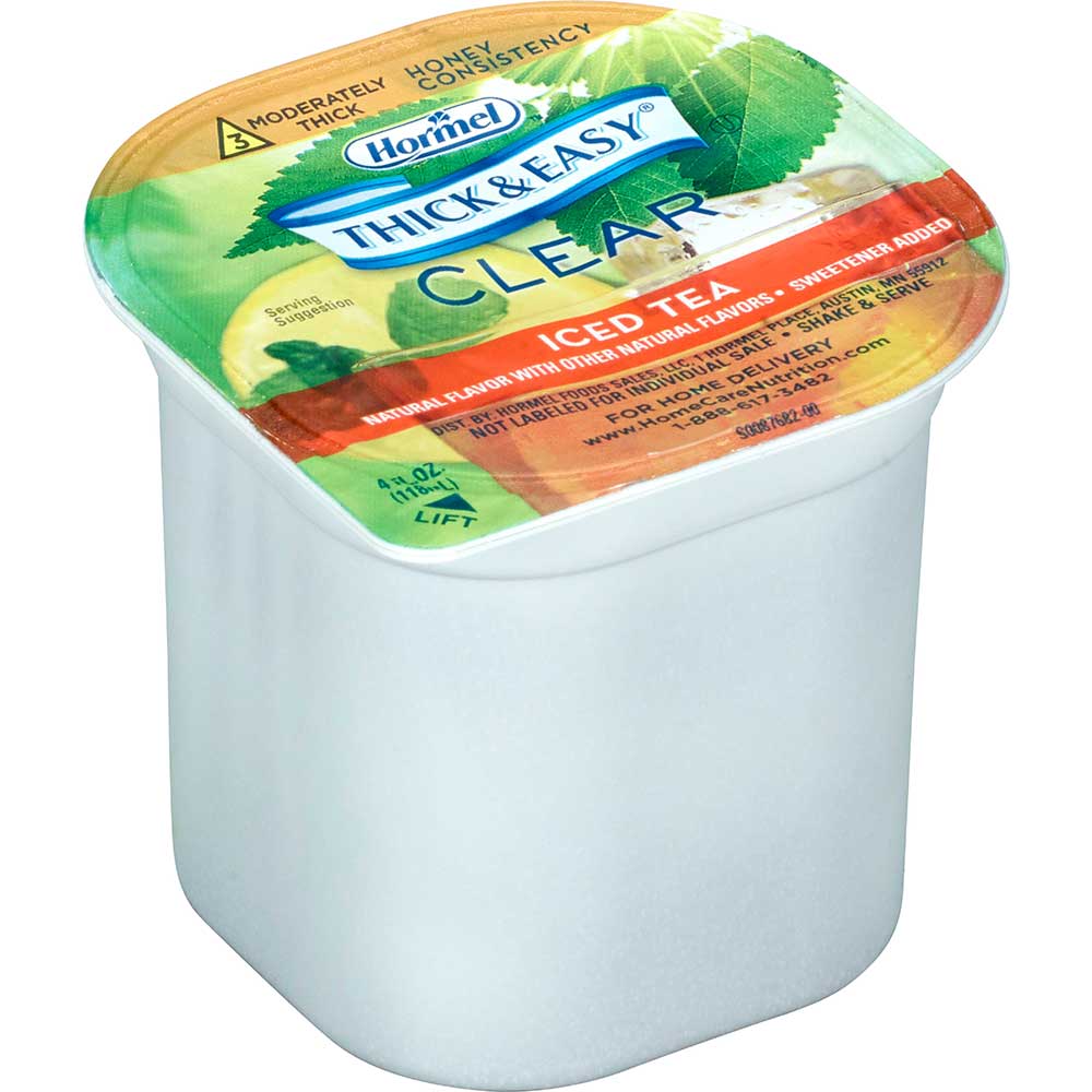 Hormel Health Labs Thick and Easy Thickened Iced Tea, Honey Consistency ...