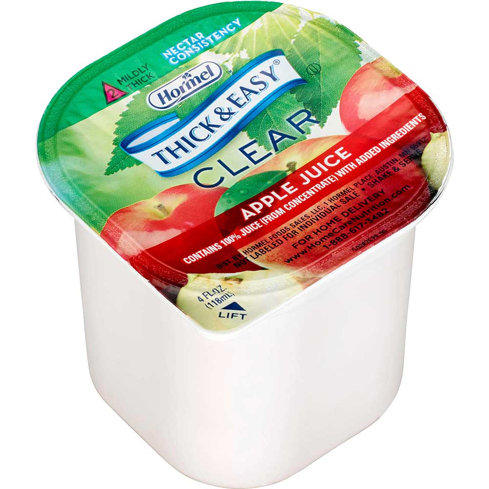 Hormel Health Labs Thick and Easy Thickened Apple Juice, Nectar ...