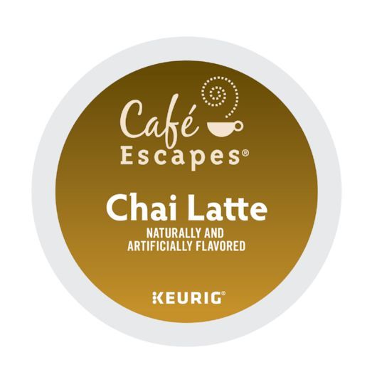 Cafe Escapes Chai Latte K-Cup Pod, 24 count -- 4 per case ...