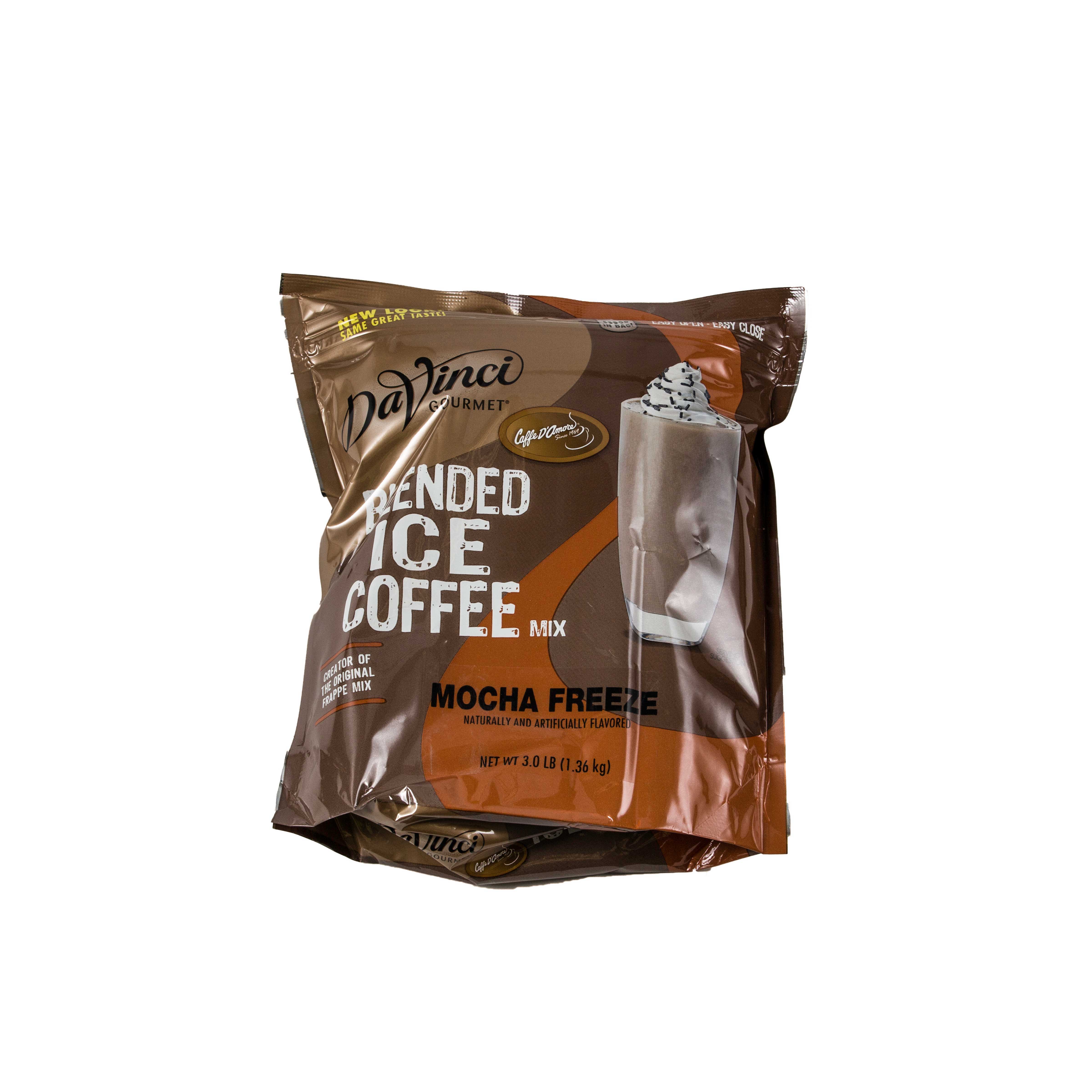 DaVinci Gourmet Mocha Freeze Beverage Mix, 3 Pound -- 5 per case.