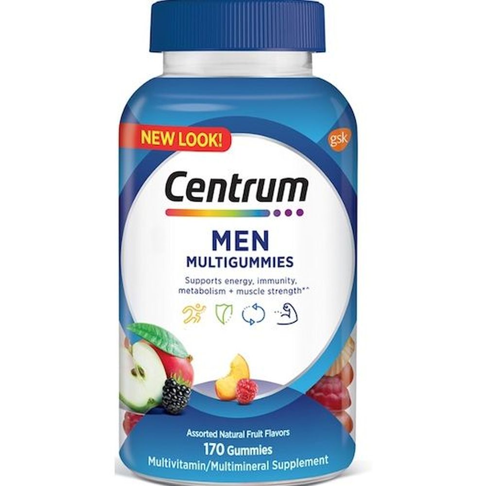 Centrum Men Multivitamin Multimineral Gummies, 170 count -- 12 per case