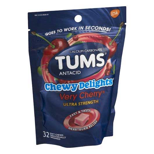 Tums Chewy Delights Very Cherry Soft Chews | FoodServiceDirect