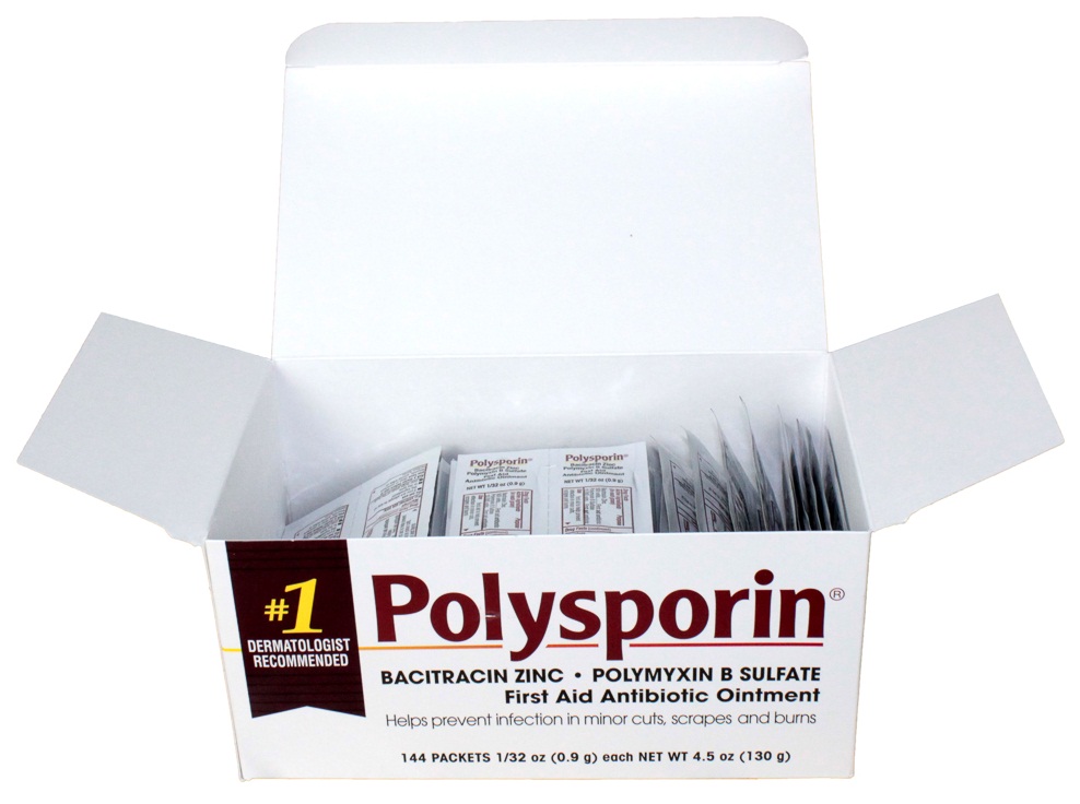 Pledge Polysporin Ointment - Foil Pack, 144 count per pack -- 12 per case.