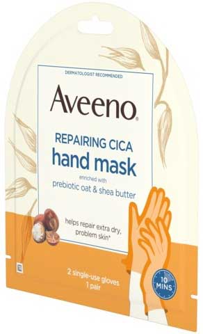 Aveeno Repairing Cica Hand Mask -- 36 per case.