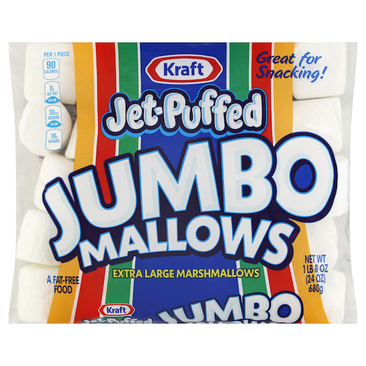 Kraft Jet-Puffed Jumbo Everyday Marshmallows | FoodServiceDirect