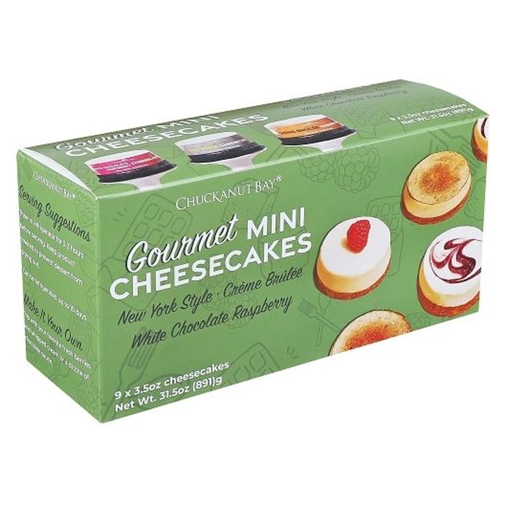 Chuckanut Bay Assortment Cheesecake, 3.5 Ounce -- 6 per case