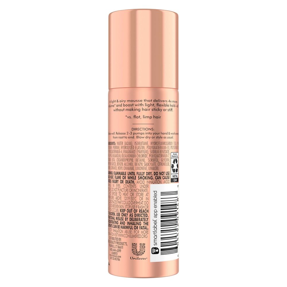 Nexxus Travel and Trial Size Hair Mousse Plus Volumizing Foam, 2 Ounce ...
