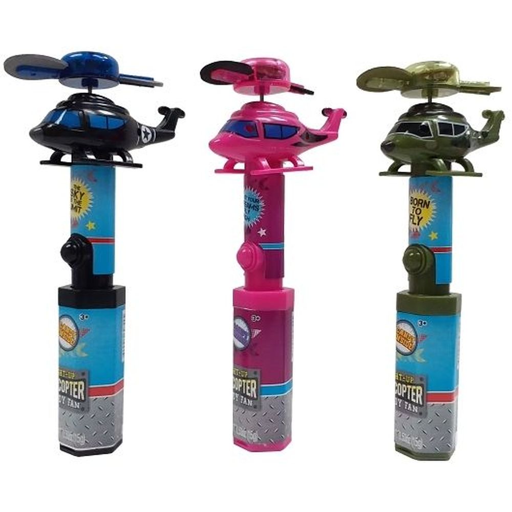 Candyrific Light Up Helicopter Fan with Candy, 0.53 Ounce -- 72 per case