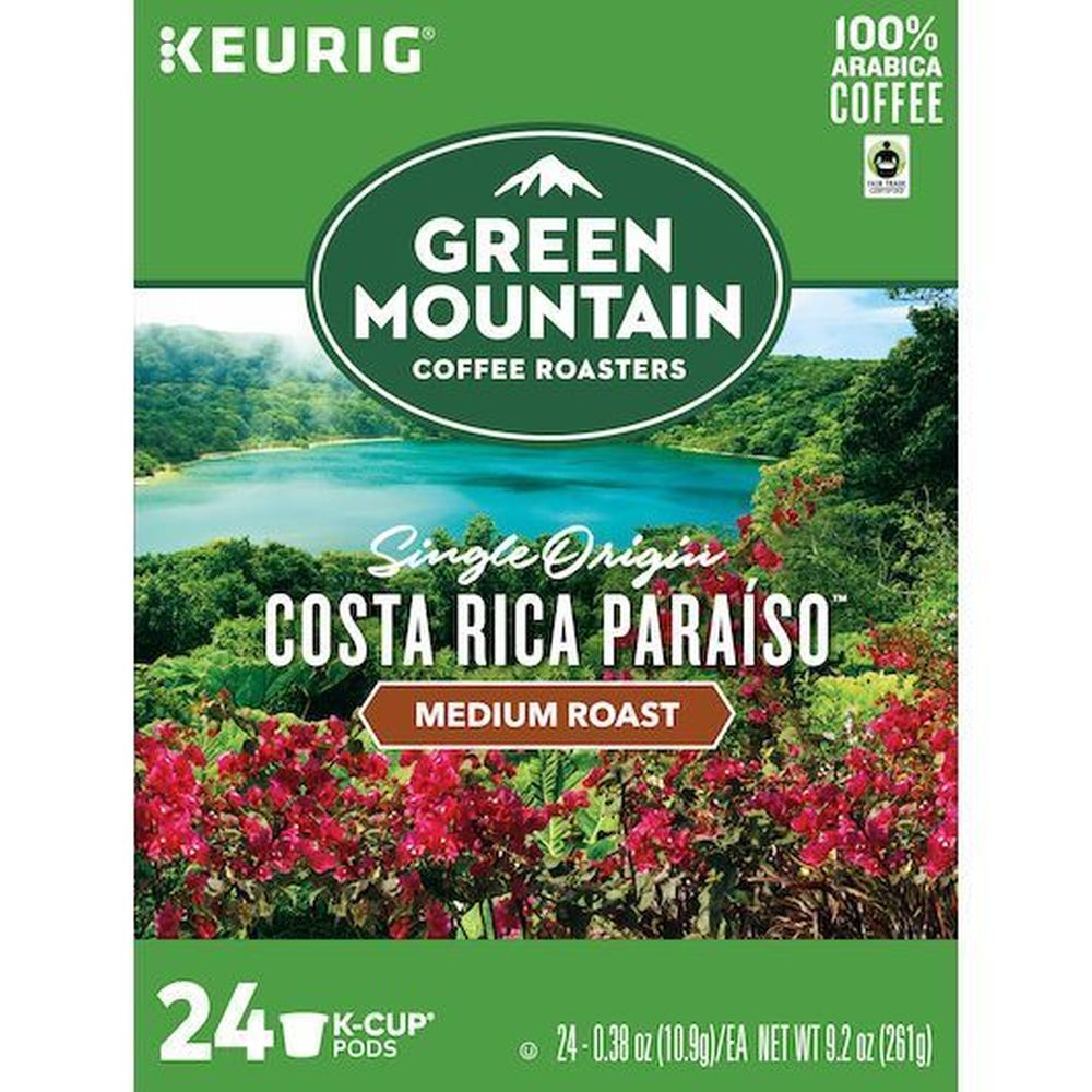 Green Mountain Coffee Roasters Costa Rica Paraiso K Cup Coffee Pod ...