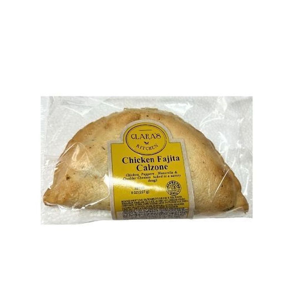 Claras Kitchen Individually Packaged Chicken Fajita Calzone, 12 count