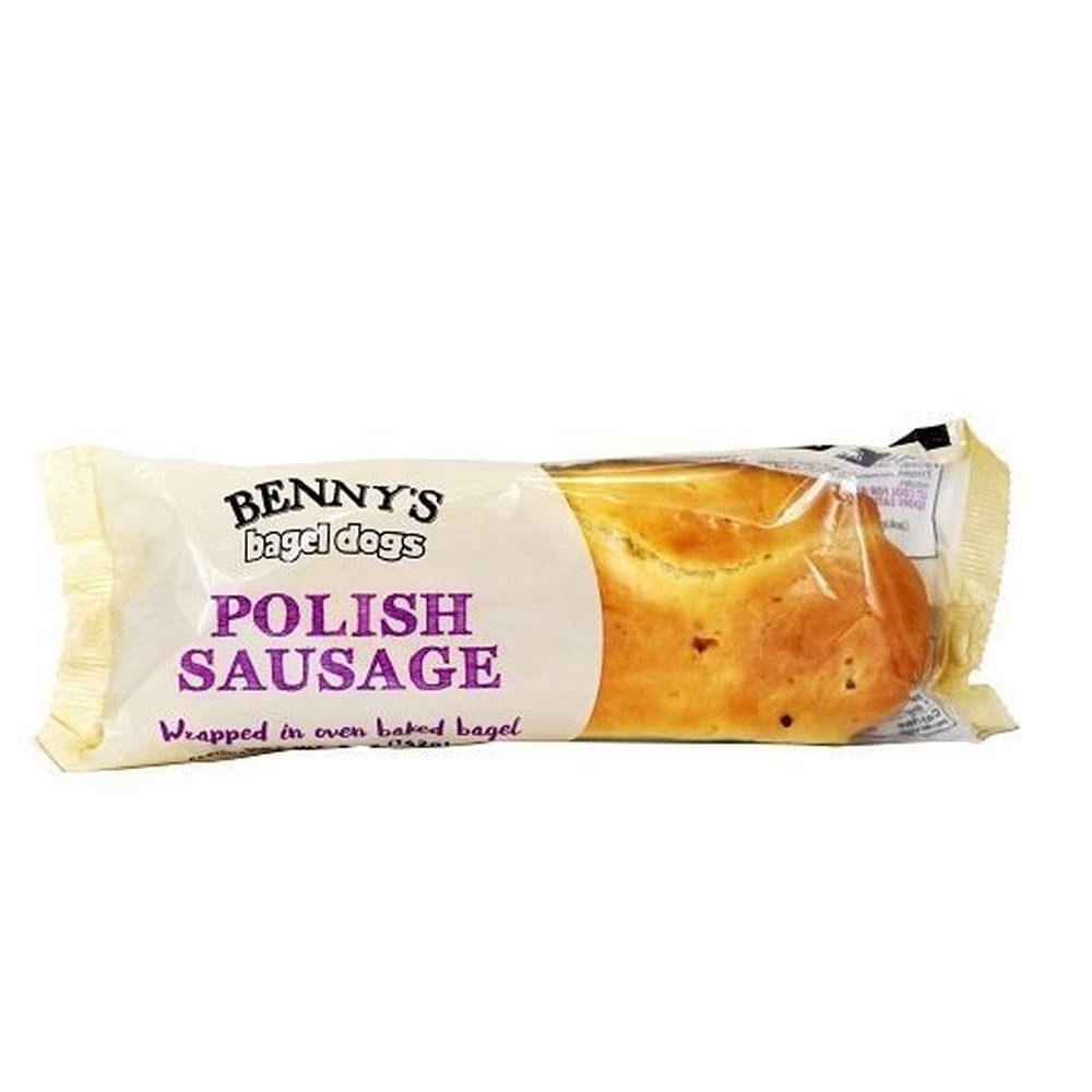 Benny's Individually Packaged Polish Sausage Bagel Dog, 5 Ounce -- 12 ...