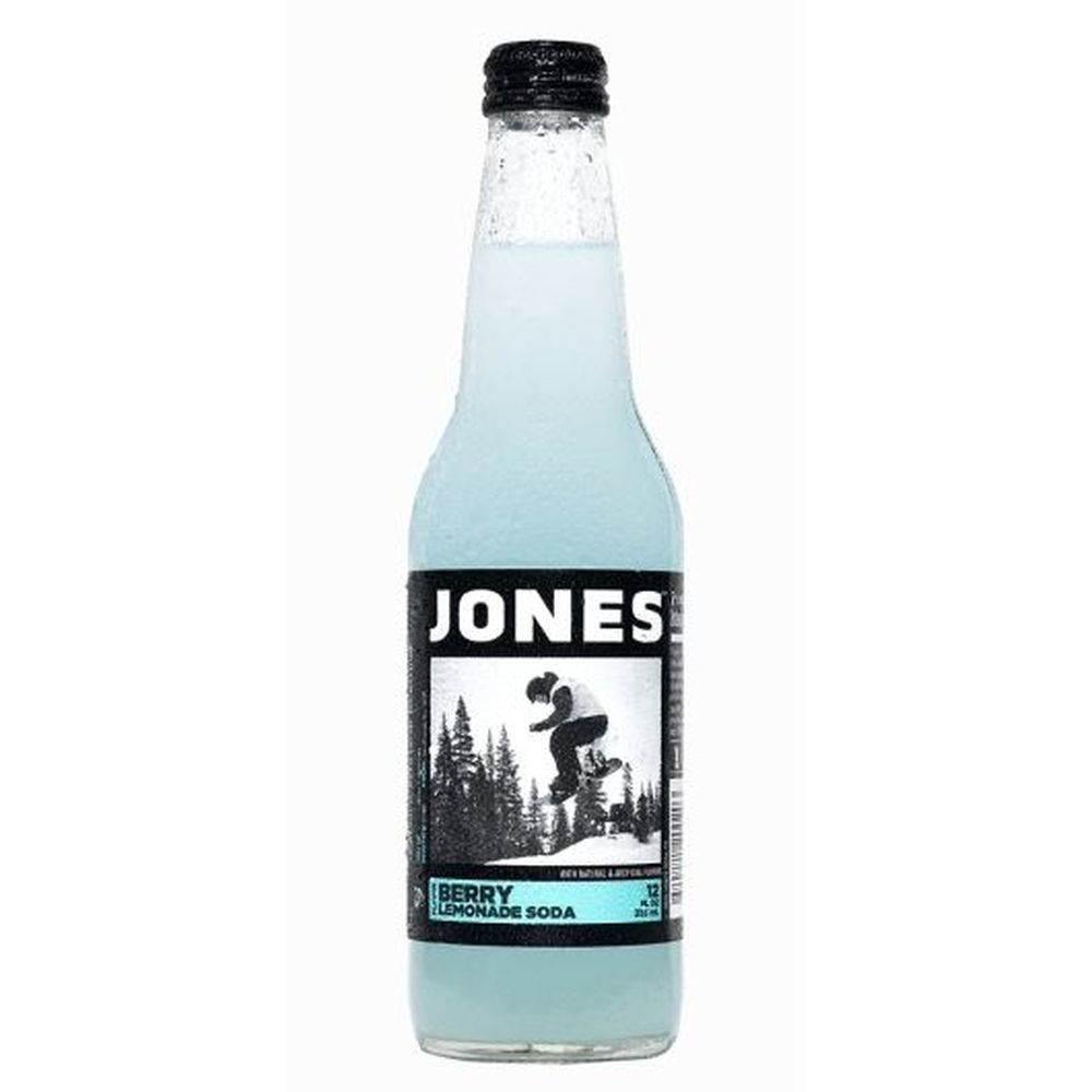 Jones Berry Lemonade Cane Sugar Soda, 12 Fluid Ounce -- 24 per case