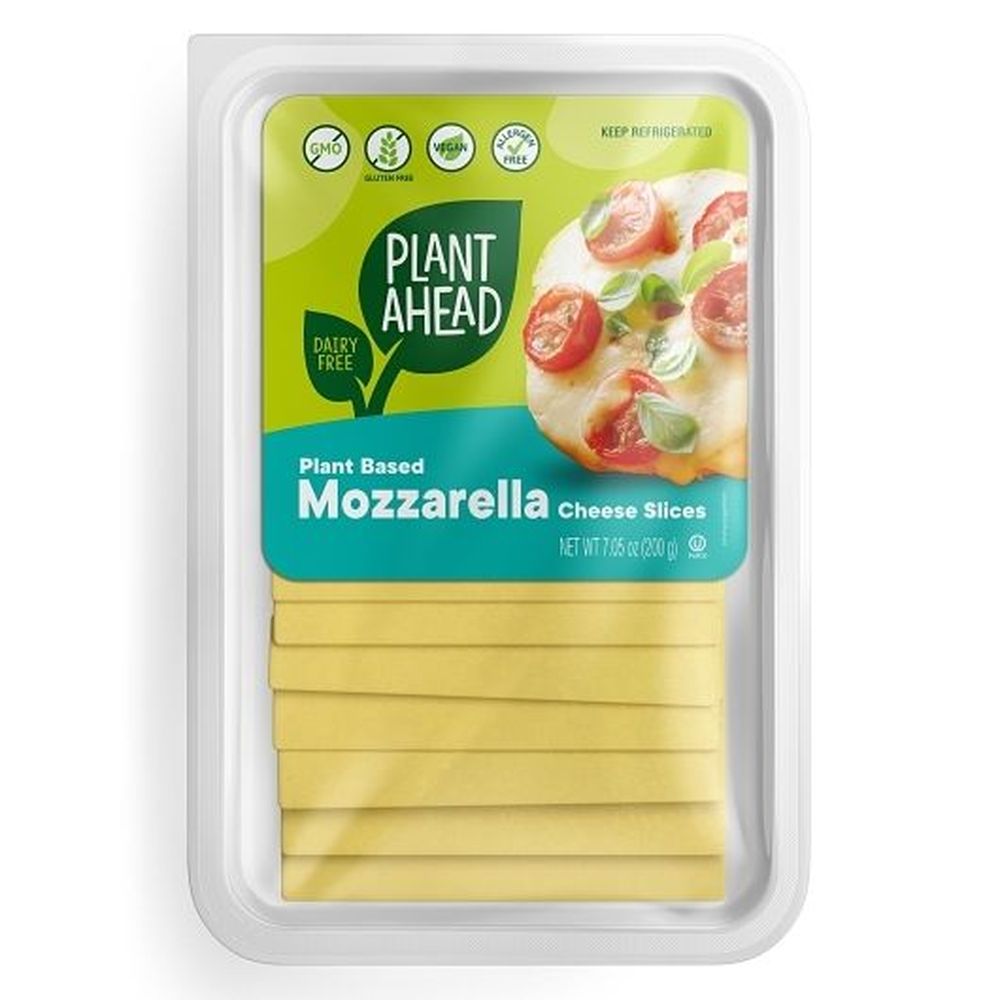 Plant Ahead Plant Based Mozzarella Slices, 7.05 Ounce -- 12 per case